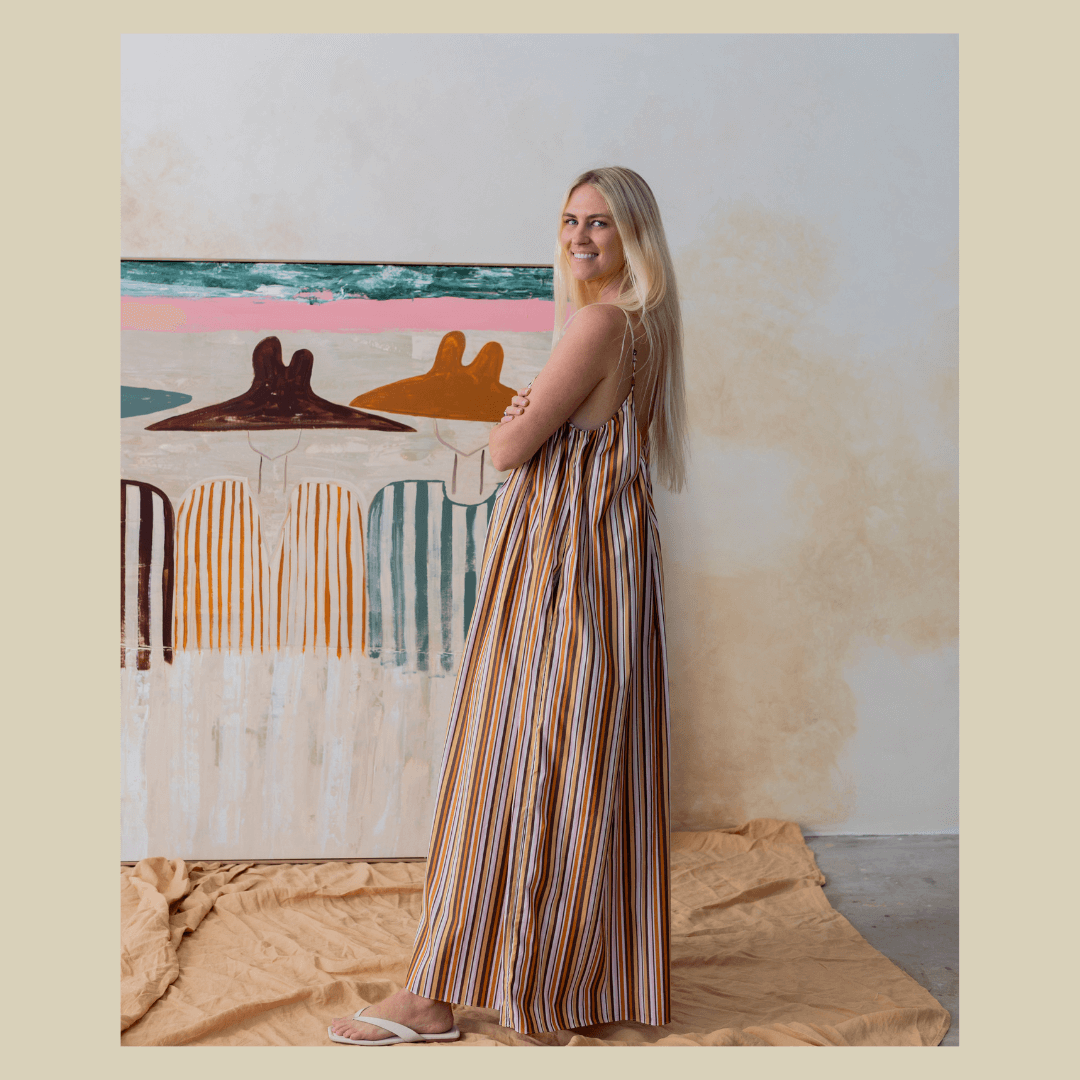 ALMOND CHAI AT TOP SHOP - Original Artwork – Emma Martin Artist
